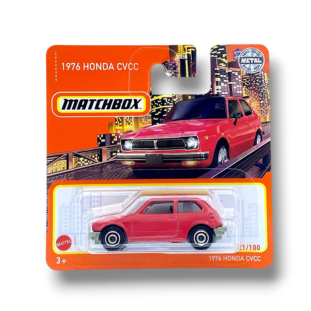 Машинка Mattel Matchbox 1976 Honda CVCC, арт. HFR90 (C0859) (021 из 100)