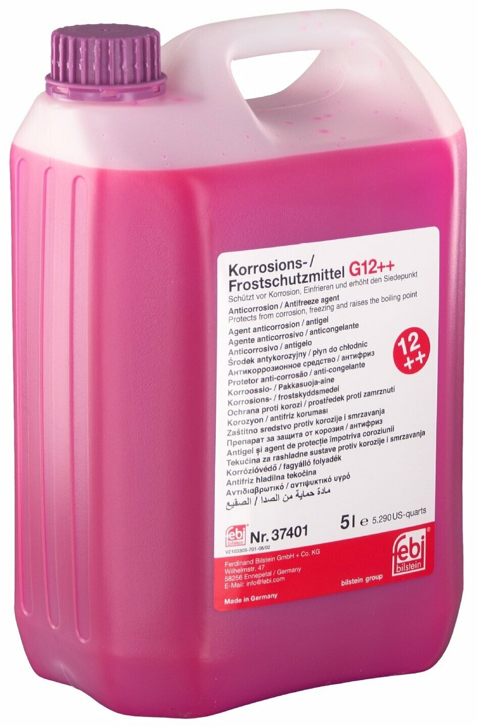 Антифриз Febi Universal концентрат фиолетовый 5 л 37401