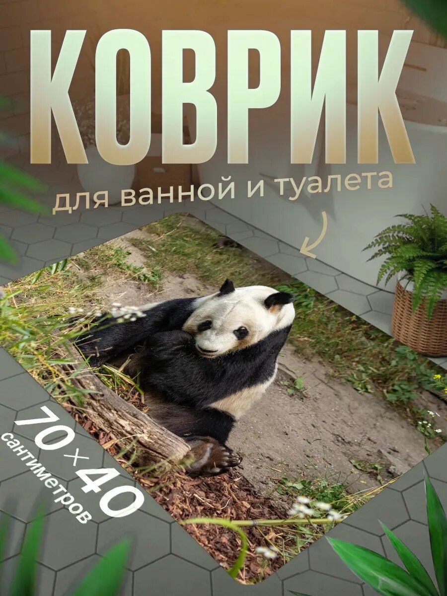 Коврик для ванной противоскользящий влагостойкий 70 на 40