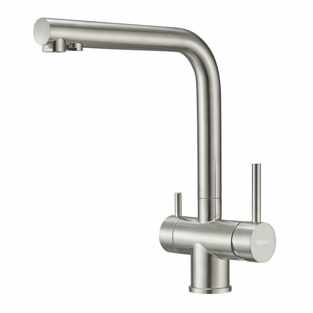 Смеситель для кухни Milacio Ultra 558 MCU.558. SS нержавеющая сталь