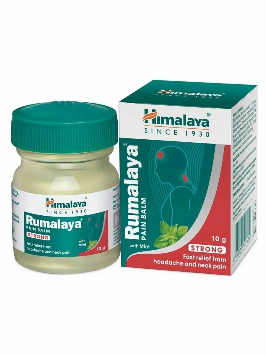 Himalaya Бальзам обезболивающий и согревающий, при растяжения мышц, помогает от головной боли пеин балм / PAIN BALM Хималая 10 г