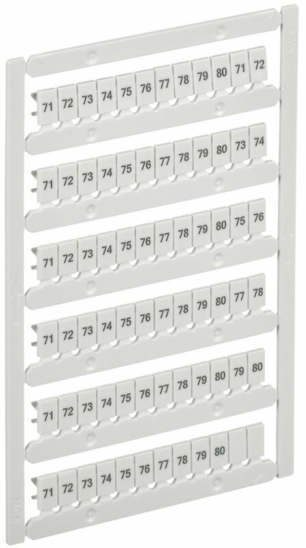 Маркер для CTS/CP 4кв. мм "71-80" ARMAFIX IEK AF-CT10D-M-004-08