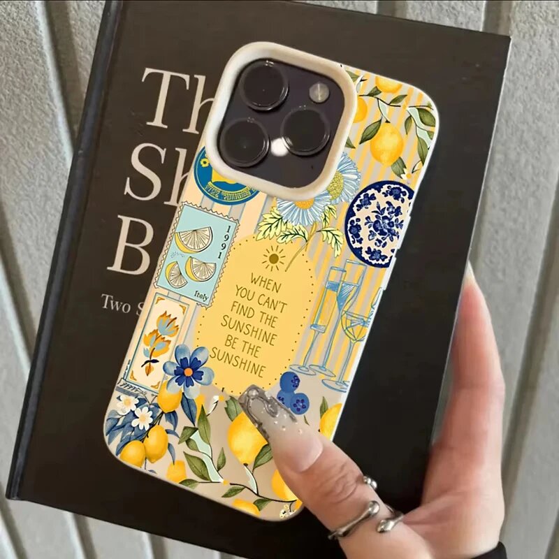 Чехол для телефона с дизайном «Летние лимоны и коктейли» для iPhone Айфон XS макс, White-YYDSW5110