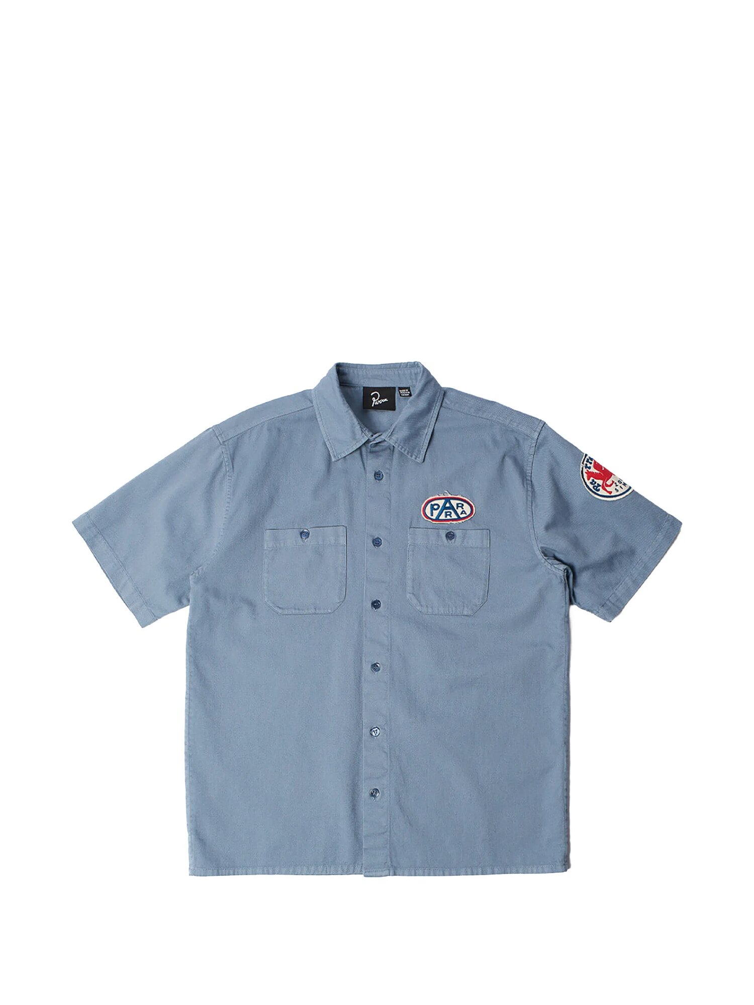 Рубашка Gas Station logo-patch shirt