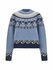Свитер ALANUI Jacquard-knit sweater, размер 40, , Синий принт