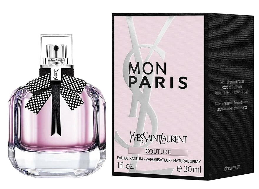 Женская парфюмерная вода Мон Париж Кутюр 30 мл - Ив Сен Лоран Yves Saint Laurent Mon Paris Couture