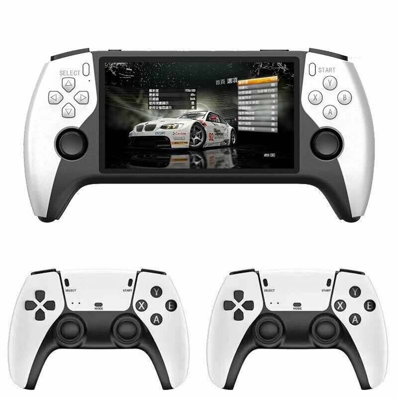 Игровая приставка CCIT, с HDMI-кабелем, 2 контроллера, 64ГБ, 20000игр