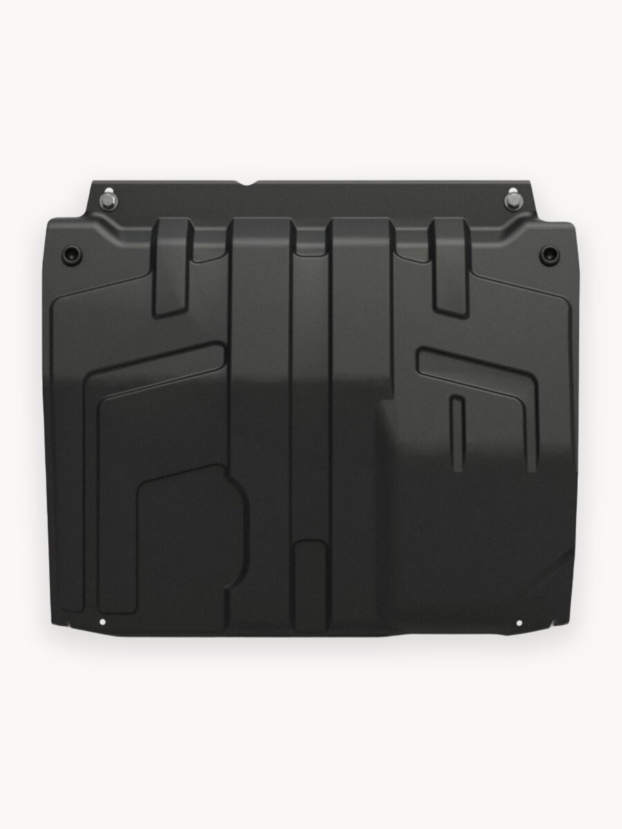 Штампованная защита картера и КПП LADA Granta/Лада Гранта, Lada Kalina/Лада Калина, DATSUN On-Do/ Mi-Do, сталь, с крепежом, SHERIFF арт. 2464 V1