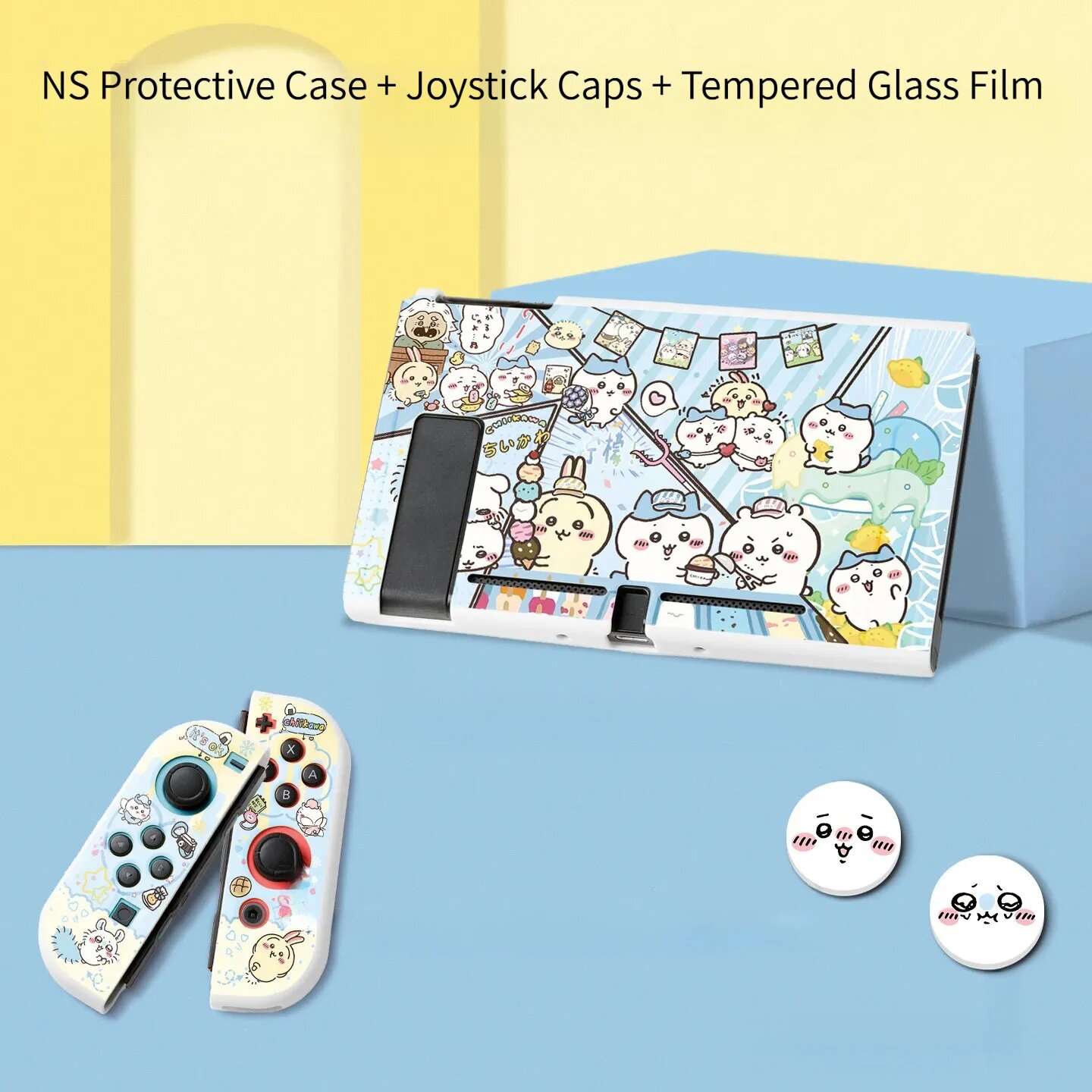 Защитный чехол Chiikawa для Nintendo Switch 2 OLED NS Case Cap Film