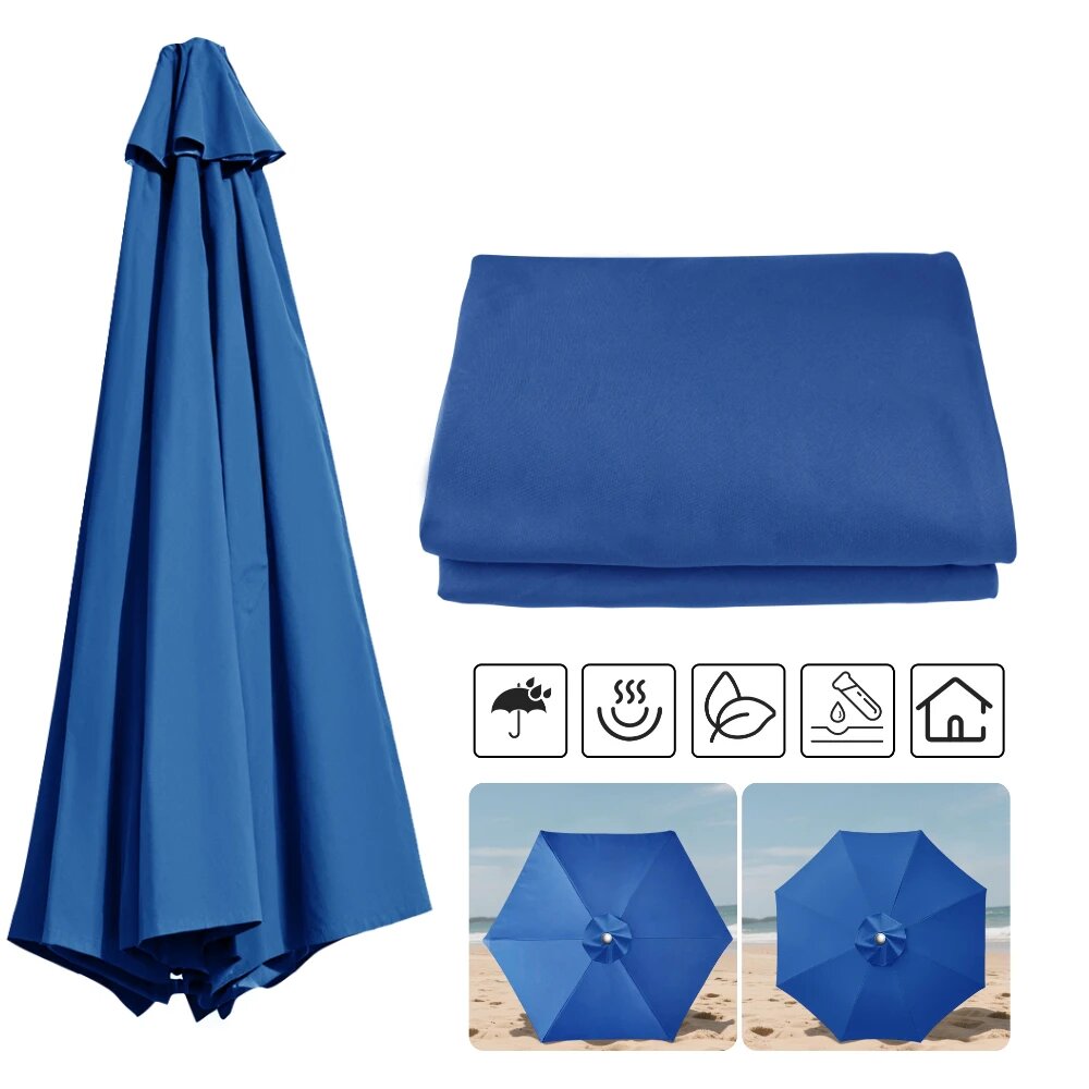 Сменный тент для зонта Royal Blue 2.7м, 8 спиц