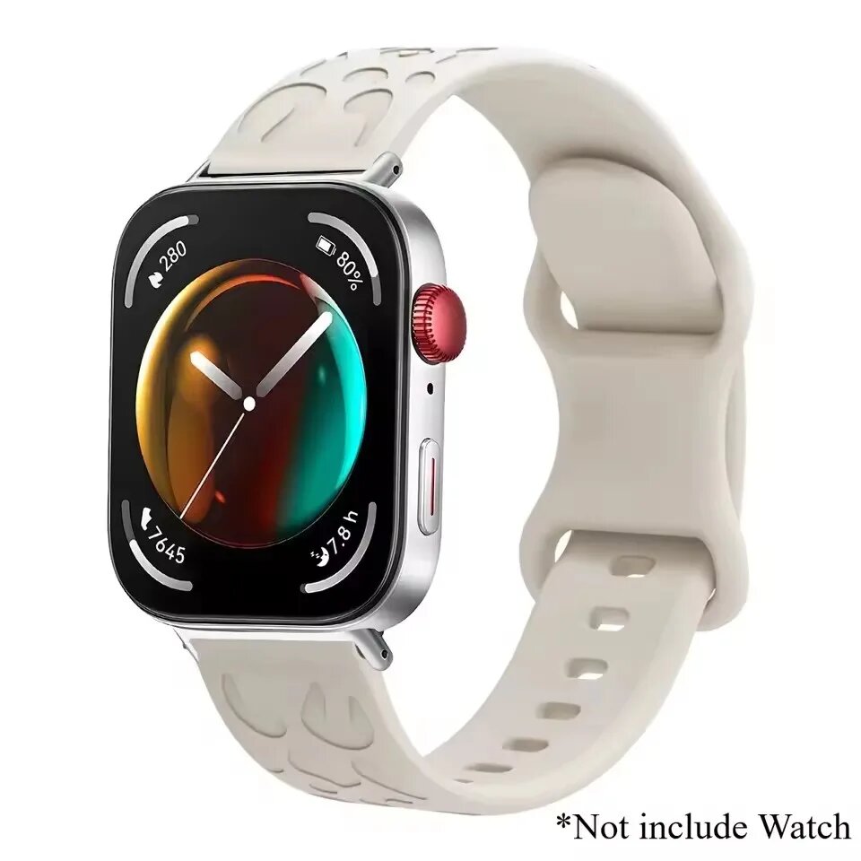 Ремешок для Huawei Fit 4/3 с леопардовым принтом for Huawei Fit 3, 2