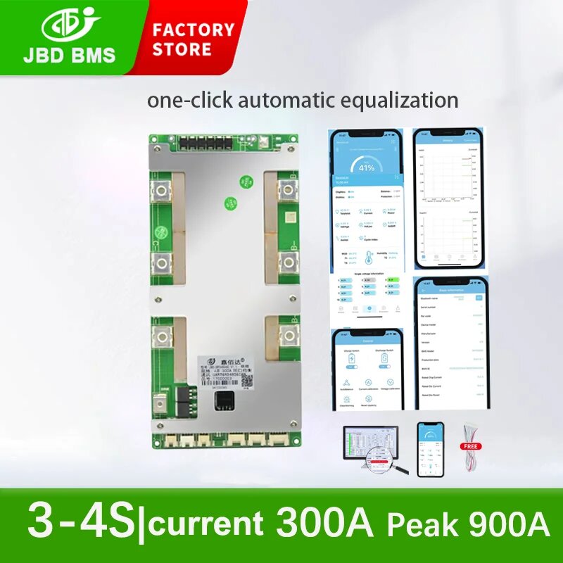 BMS 4S LiFePO4 300A с Bluetooth, UART RS485 — фото 1