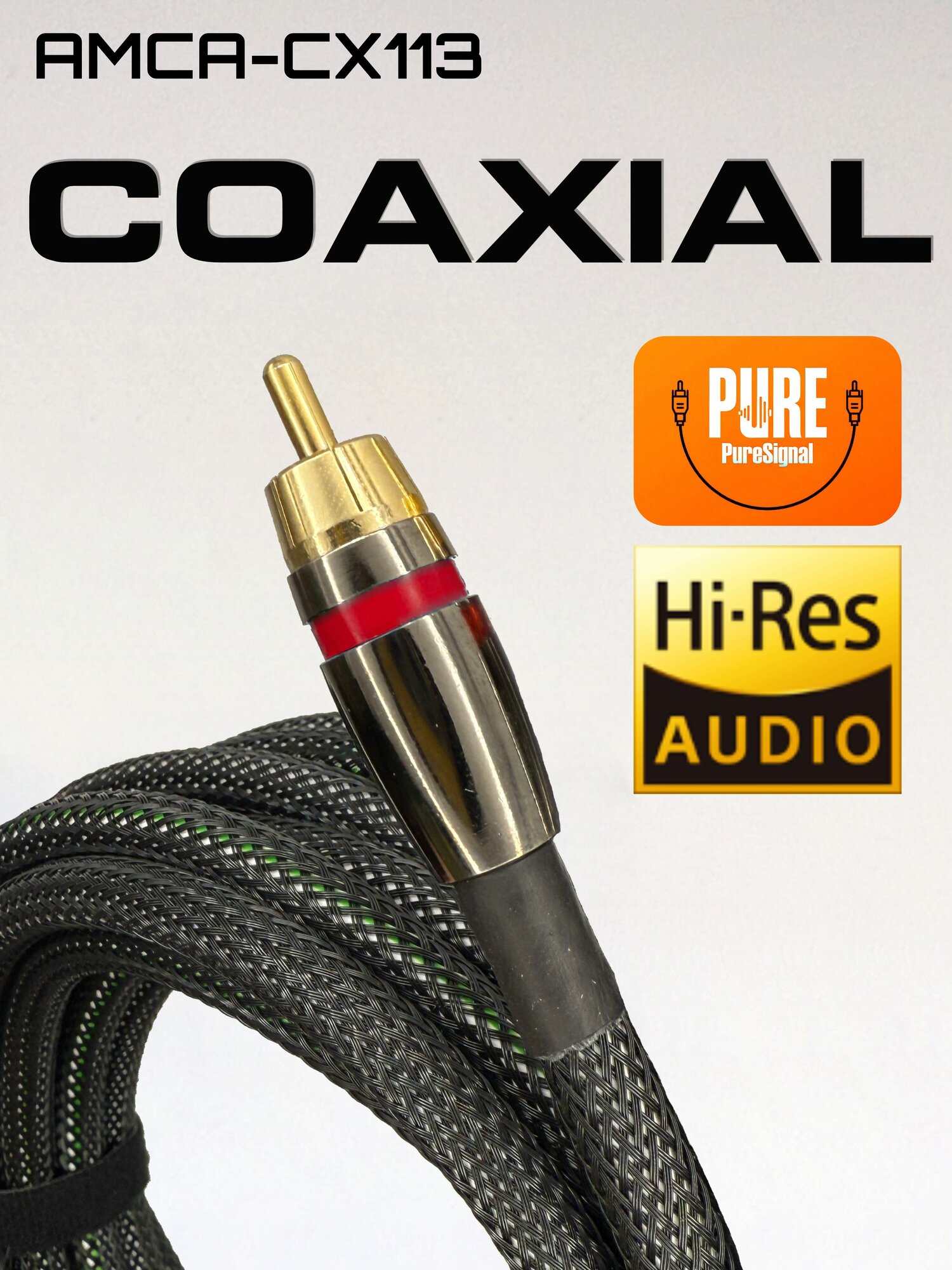 Кабель для автоакустики Межблочный, RCA-RCA, 6 м