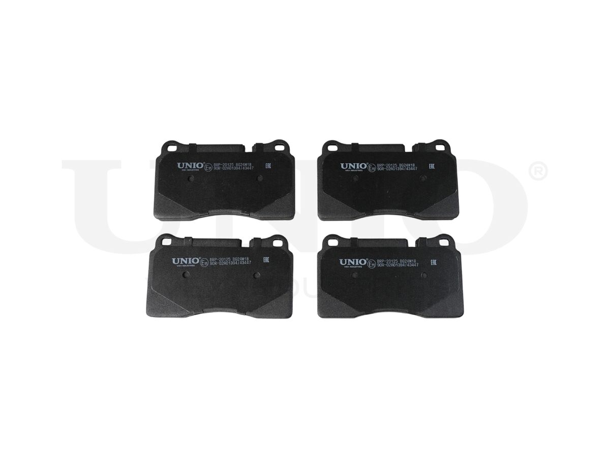 Колодки тормозные диск. передние с датчиком vw touareg i, ii 02-, seat leon iii 13- (UNIO BRP-20125)