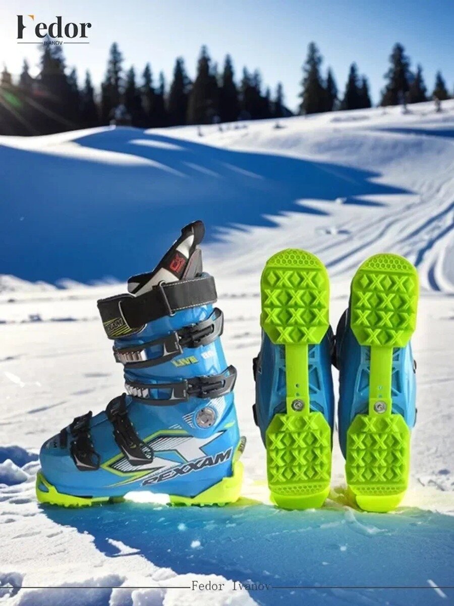Резиновые Накладки На Горнолыжные Ботинки ACTAMID Ski Boot Traction 265-340mm