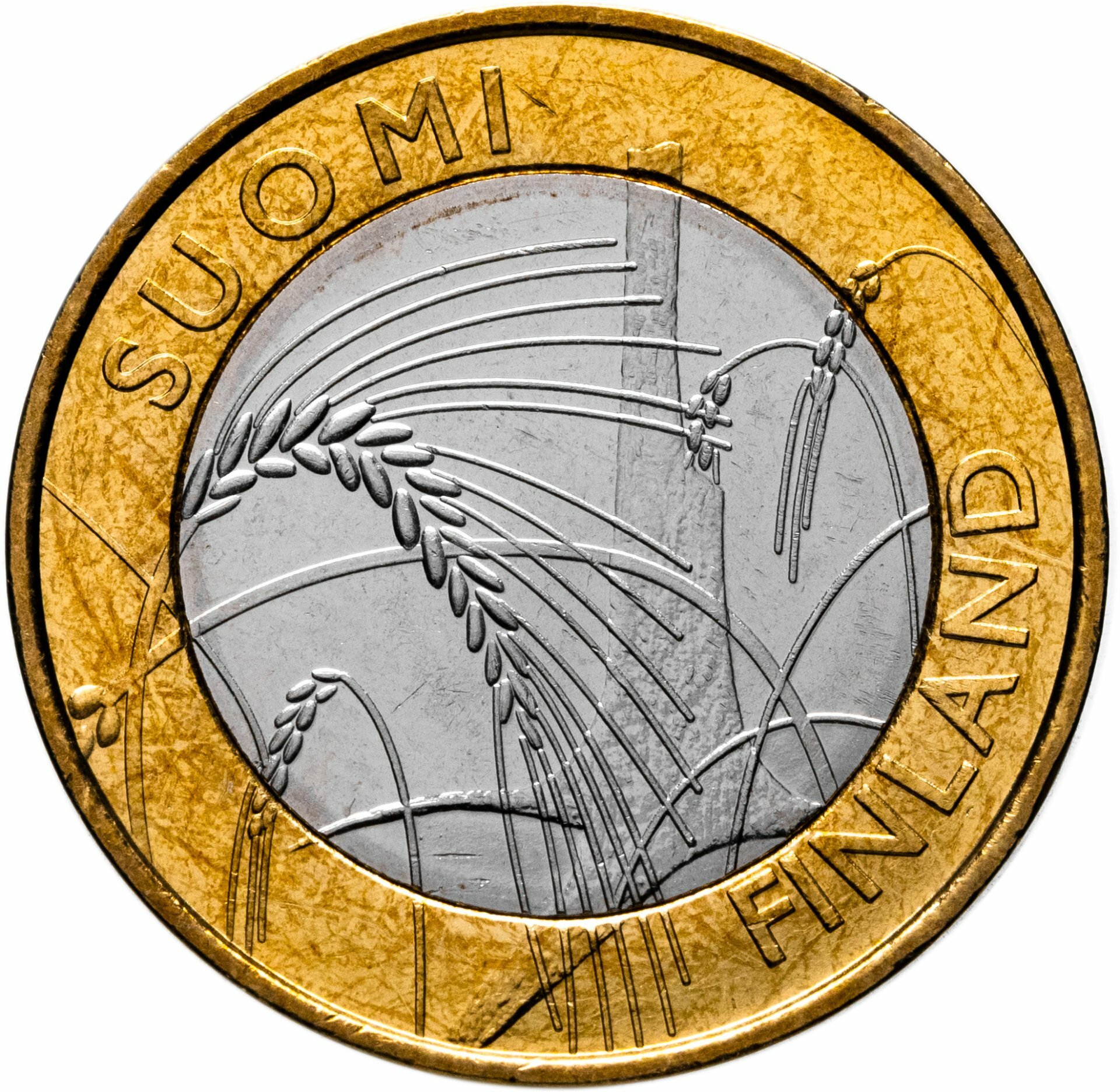 Финляндия 5 евро euro 2011 "Провинция Северное Саво", Биметалл, в сохранности UNC