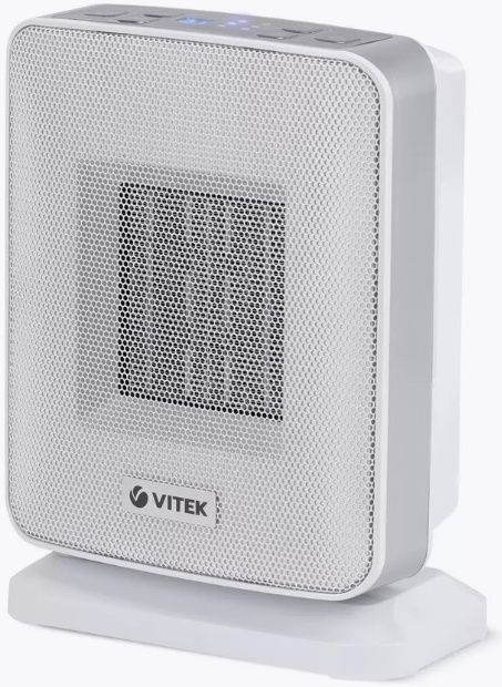 Тепловентилятор VITEK, цвет серый, 1500Вт, (VT-2066)