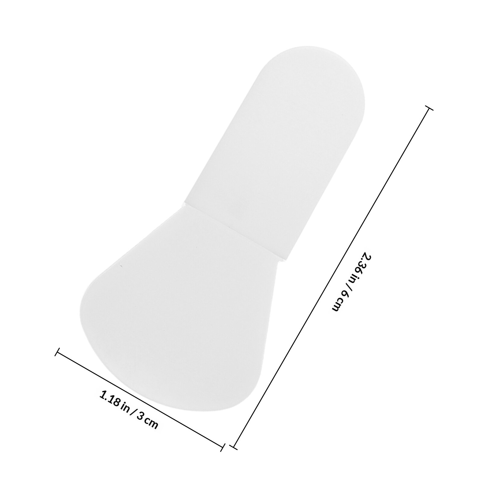 Кисть Для Масок Из Силикона 5шт Для Лица И Глаз 6.00X3.00X0.70Cm