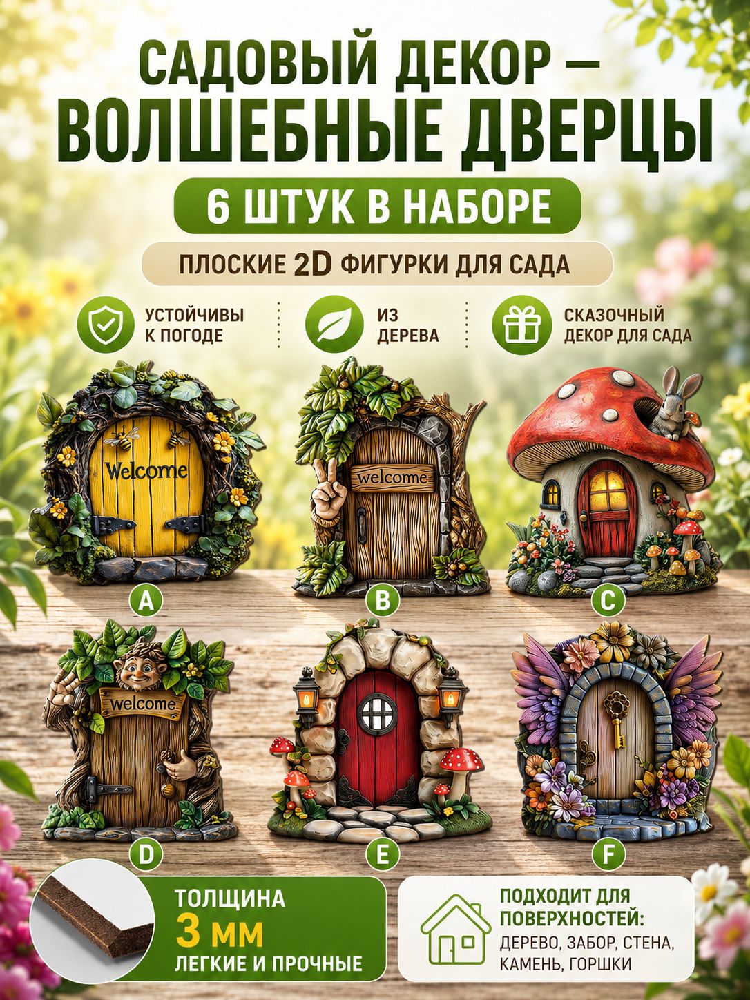 Фигурка садовая