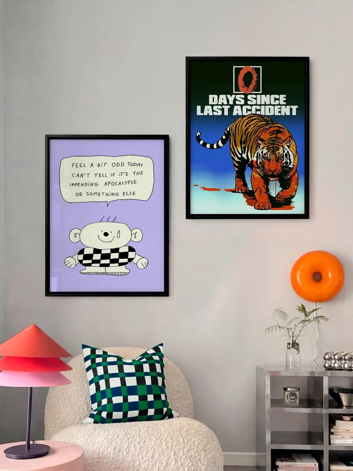 Набор постеров "A Bit Odd x 0 Days", 30x40 см, 2 штуки