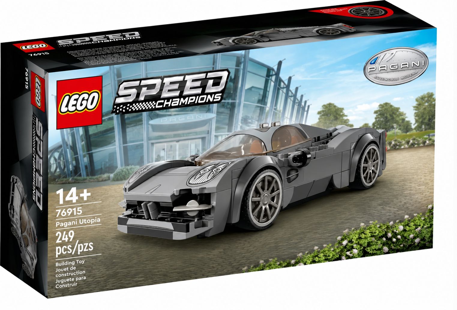 Конструктор LEGO Speed Champions Автомобиль Utopia, 249 деталей, возраст от 9+, 76915