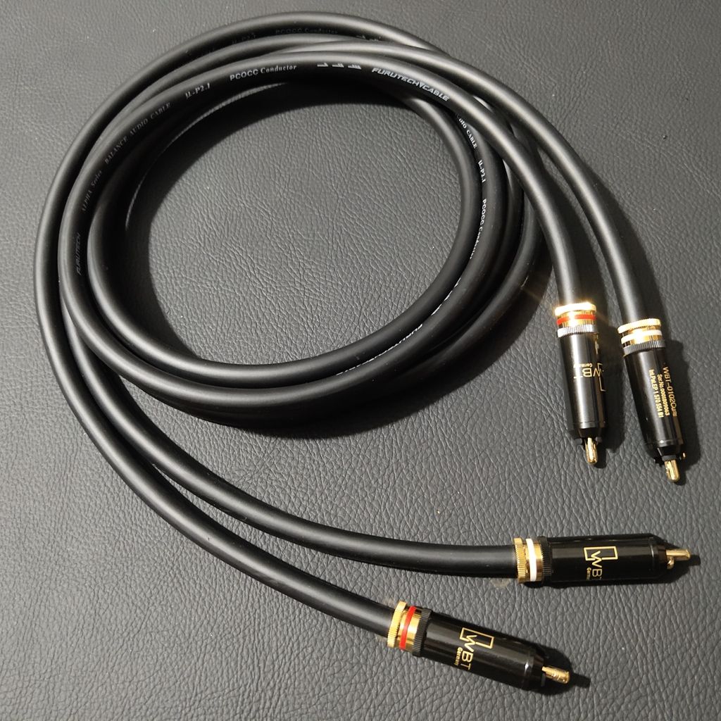 Furutech Аудиокабель, 0.75 м, черный