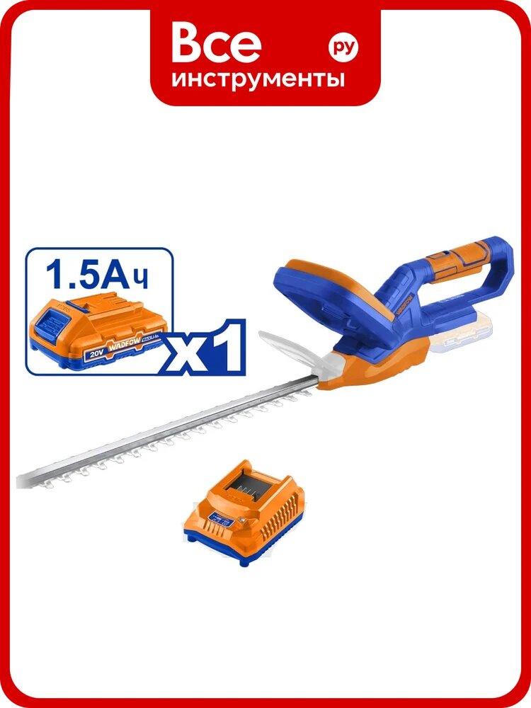 Аккумуляторный кусторез 20В 460 мм WadFow WLYP546