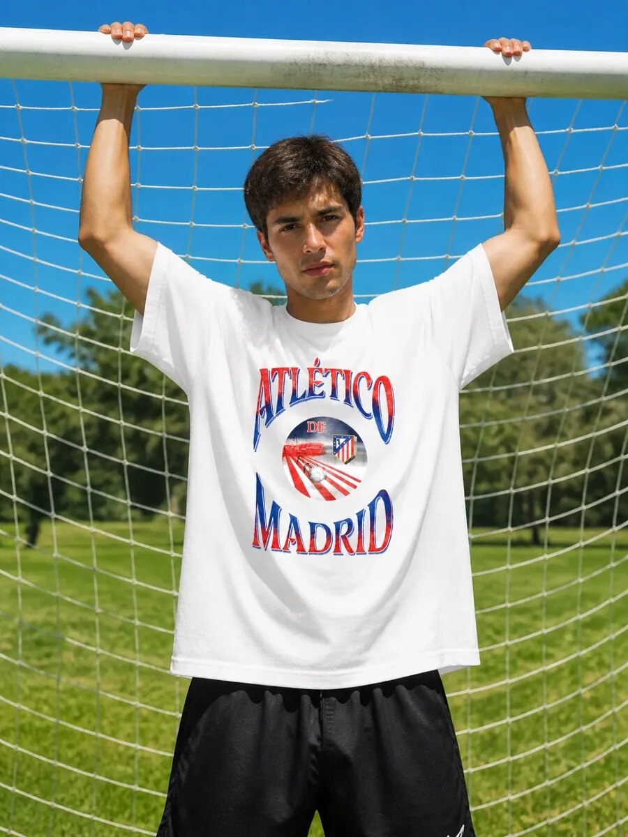Футболка Футбольный стиль - Atlético de Madrid