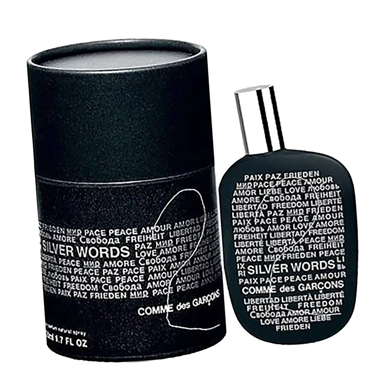 Eau de parfum Comme Des Garcons 2 Silver Words 50 мл / Ком Де Гарсон Вордс