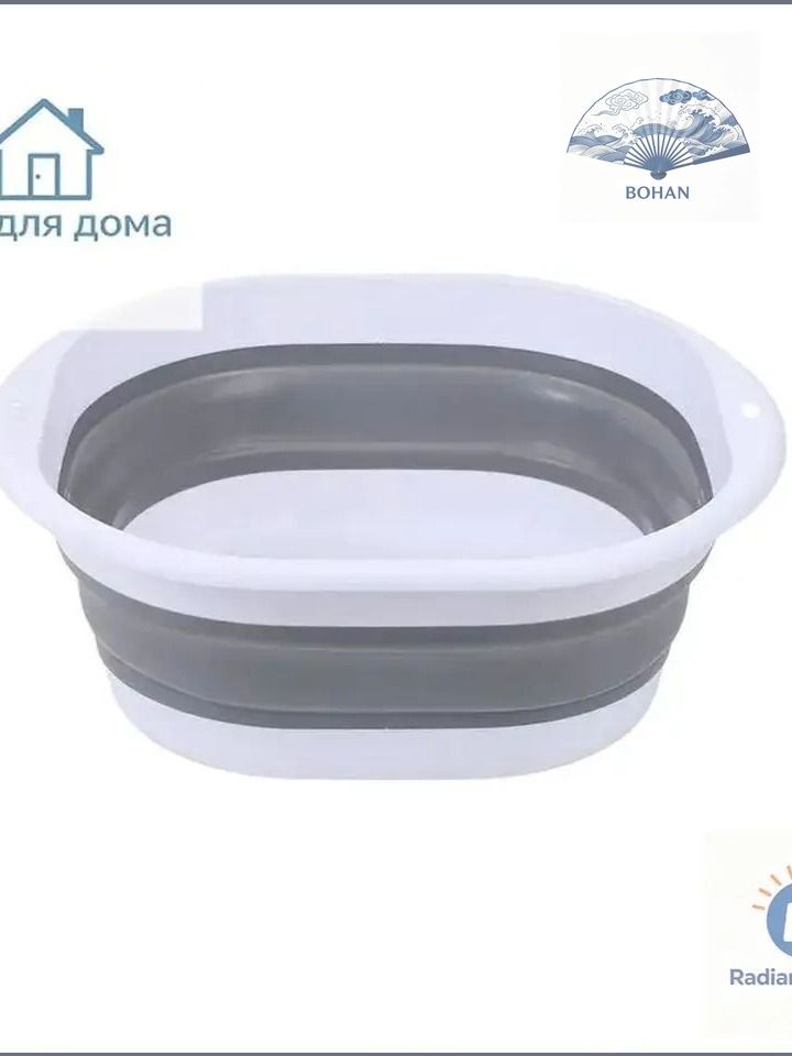 Таз 30 л силикон 1 шт складная конструкция, Артикул: 5196578486
