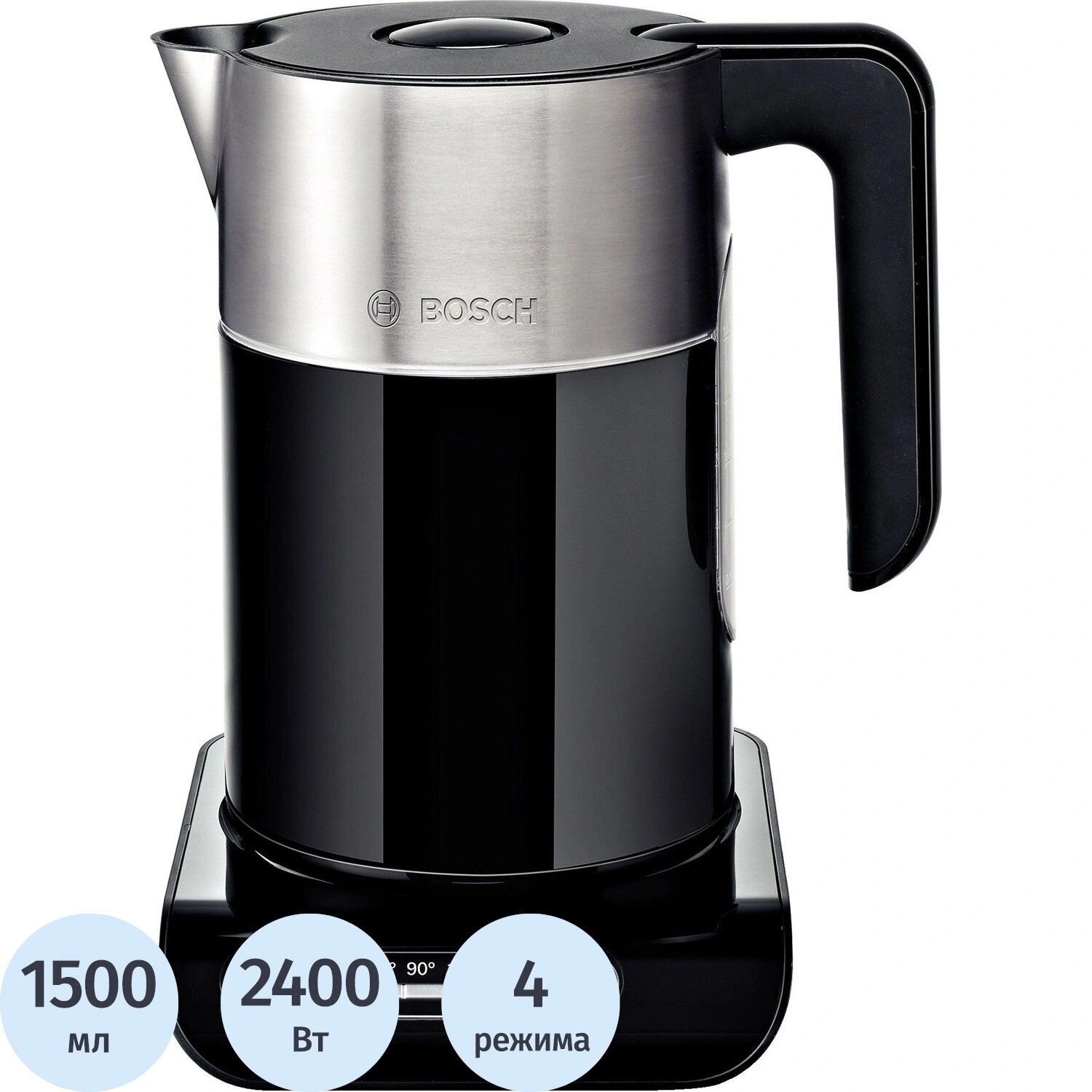 Bosch Чайник электрический Bosch TWK8613P чёрный