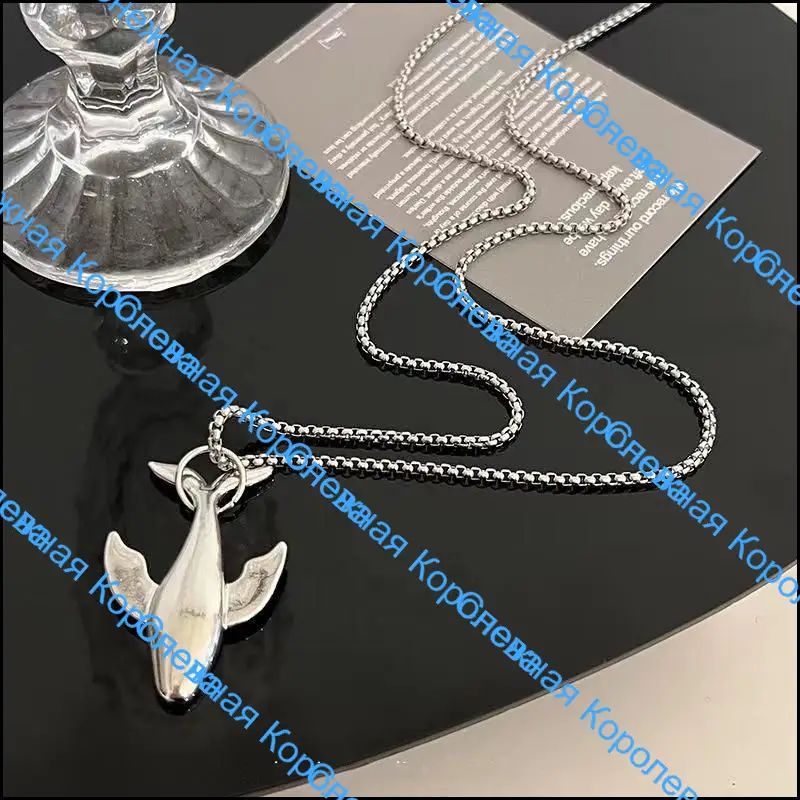 Колье, длина 14.45 см, серебристый — фото 1