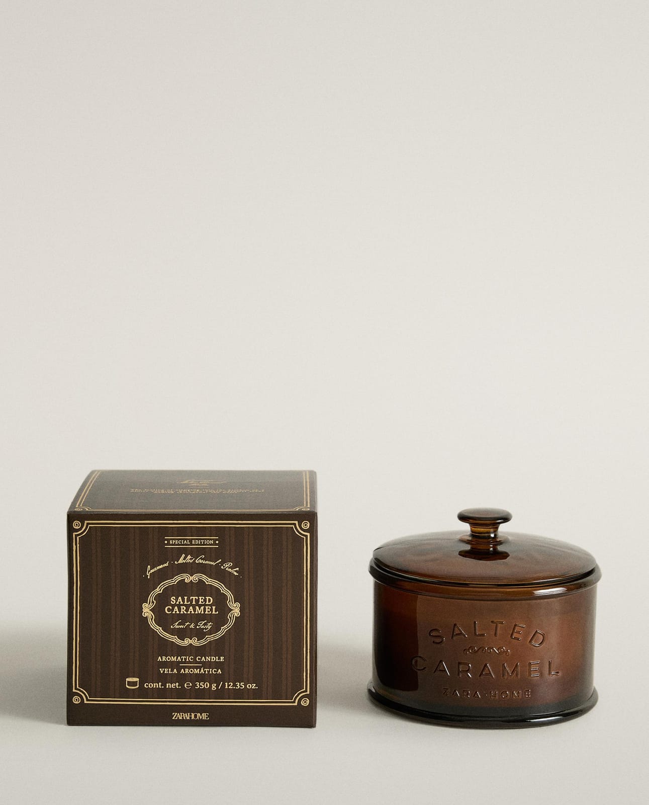 Свеча ZARA HOME Salted Caramel, кремовый, 10 x 12 x 12 см 1466/705/733-99