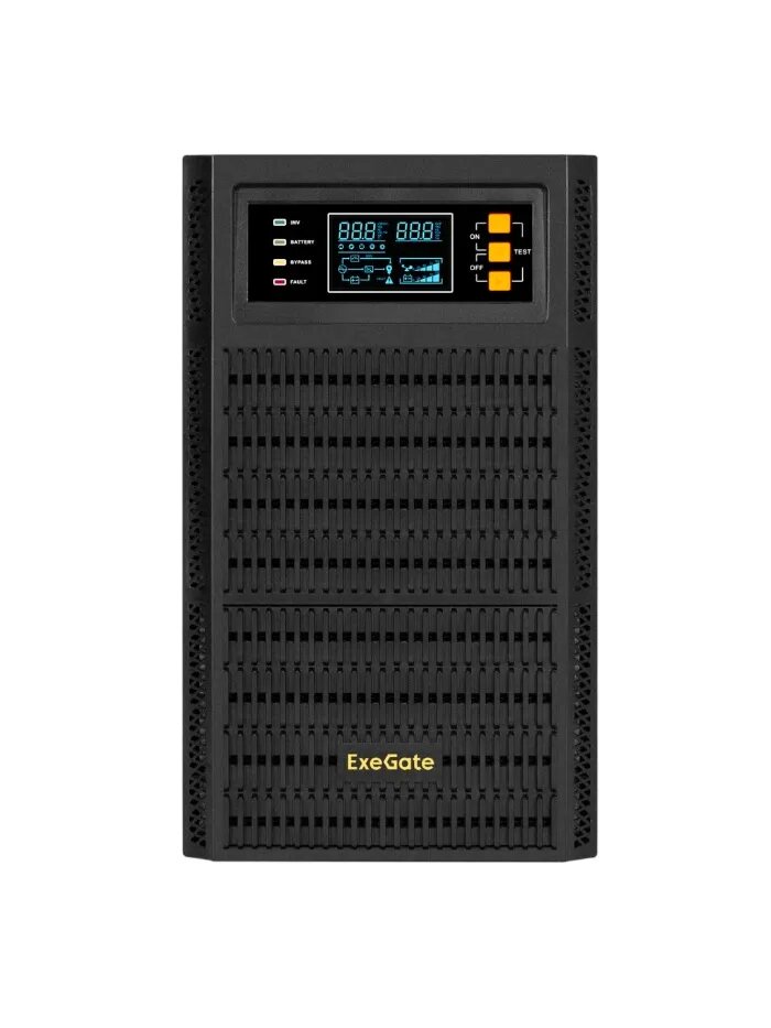 Источник бесперебойного питания Exegate PowerExpert TL-3000.96V. LCD. AVR.3SH. USB. RS232. SNMP EX296950RUS On-line (3000VA/3000W, On-Line, PF=1, LCD, 3*Sc