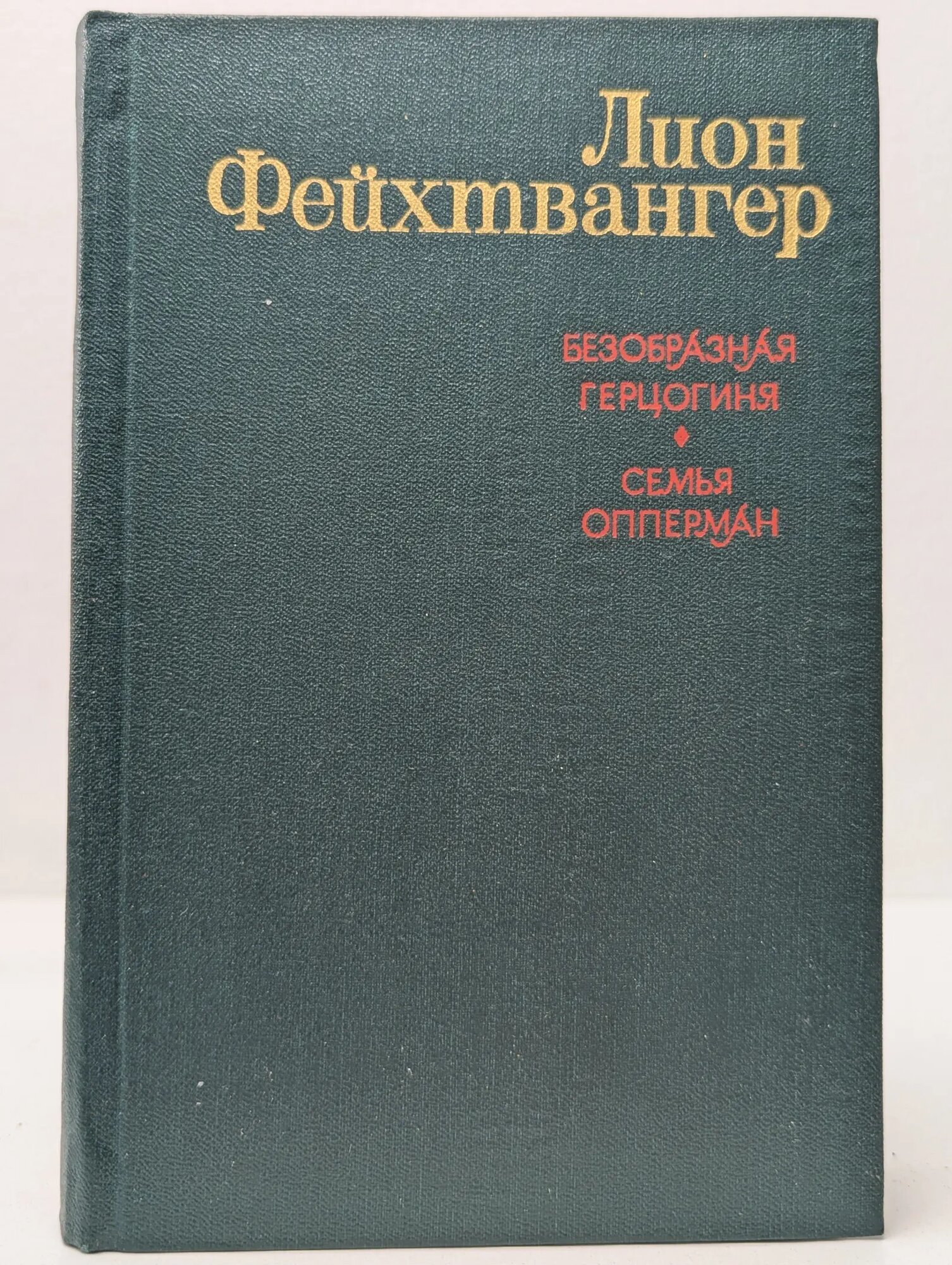 Безобразная герцогиня. Семья Опперман Фейхтвангер Лион 1982