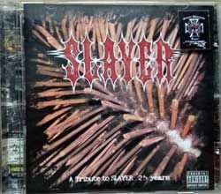 Музыкальный диск va A TRIBUTE TO SLAYER 25 YEARS (2008 Russian press, original hype sticker, S.W.R. 001, mint/mint) (CD)