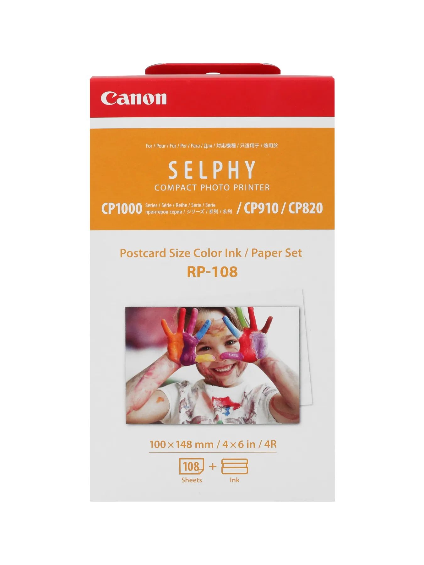 Картридж и бумага Canon SELPHY RP-108, 108 отпечатков (замена KP-108 от производителя)