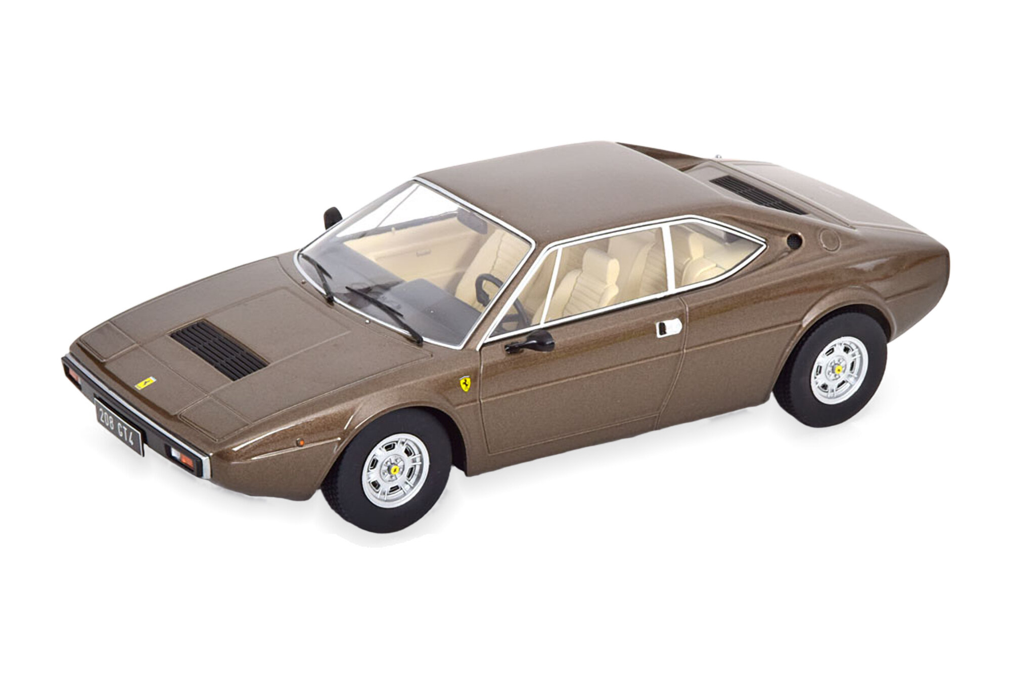 Модель коллекционная KK-SCALE Ferrari 208 GT4 1975 brownmetallic