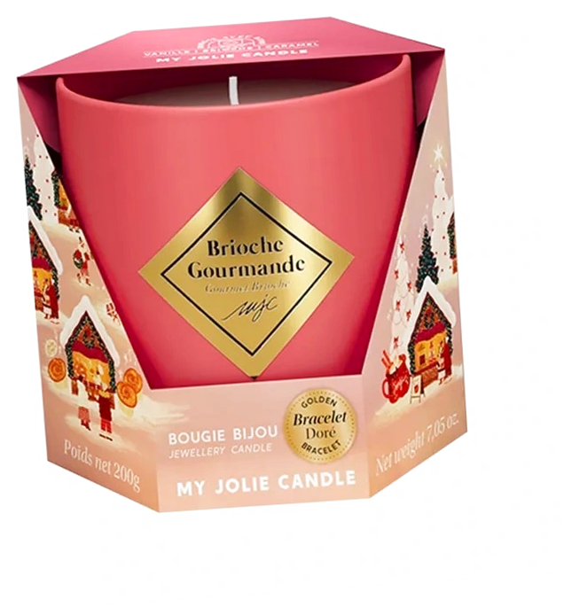 Свеча ароматическая для помещений My Jolie Candle Gourmet Brioche 180 гр / Май Джоли Кэндл Гурме Бриошь