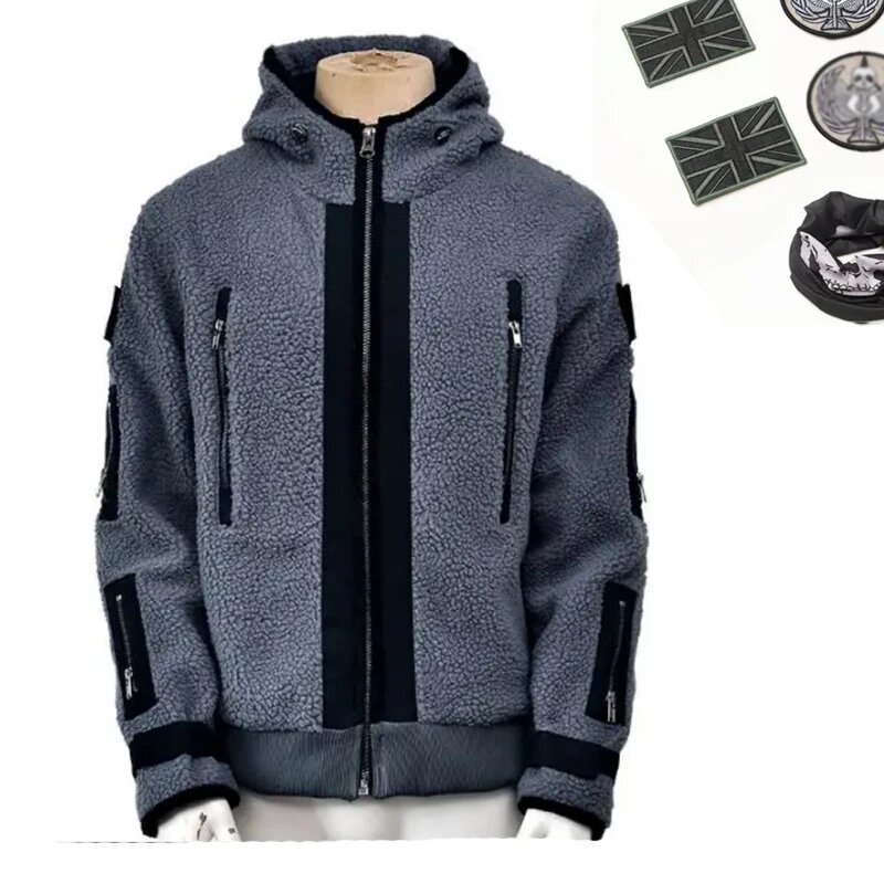 NSOKING TF141 Ghost Coat Косплей костюм серый L