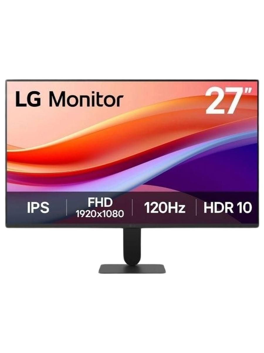 LG 27" Монитор 27U411A-B. ARUQ (27U411A-B. ARUQ), IPS, 1920x1080 Full HD, 120 Гц, черный матовый