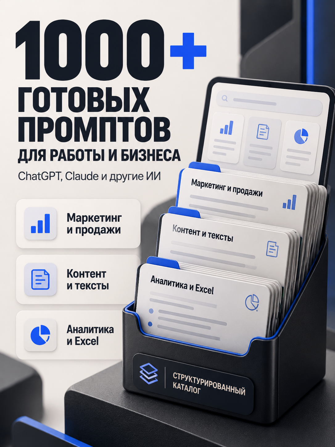 1000+ промптов для ChatGPT, Claude и нейросетей — онлайн-каталог для работы и бизнеса