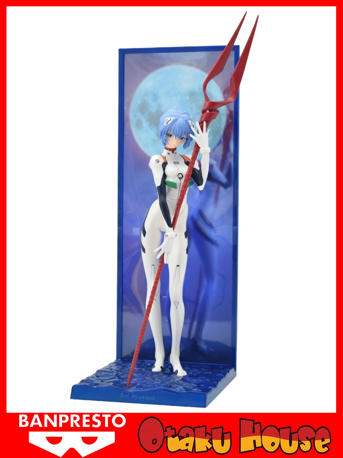 Фигурка Евангелион Рей Аянами Banpresto / Neon Genesis Evangelion Rei Ayanami Figure 22 См