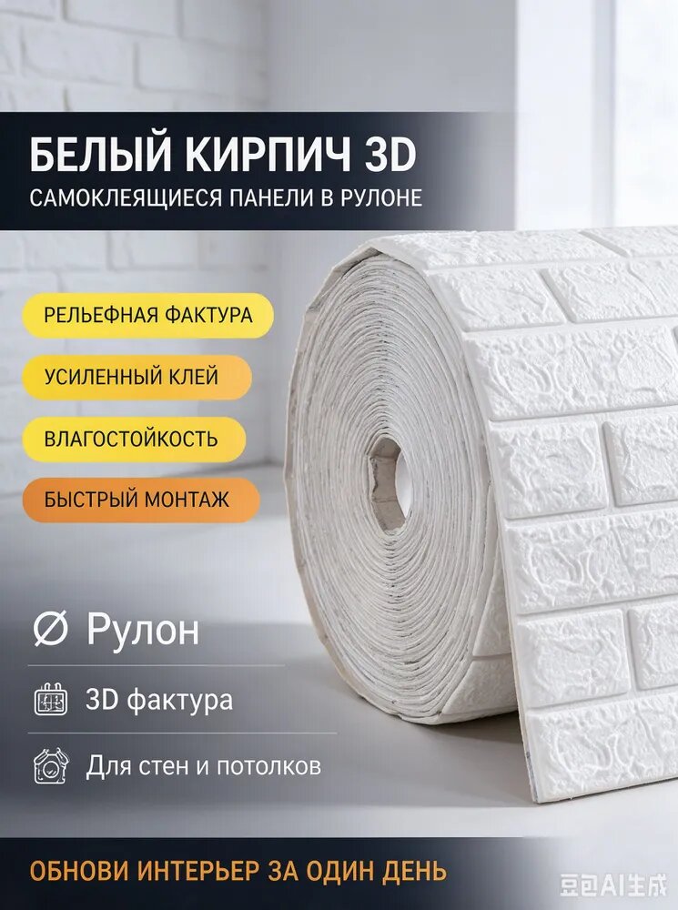Самоклеящиеся панели для стен и потолков