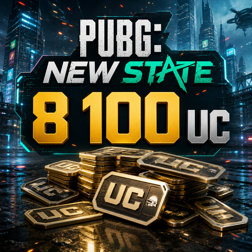 PUBG Mobile — 8100 UC / пополнение игровой валюты / код / WW