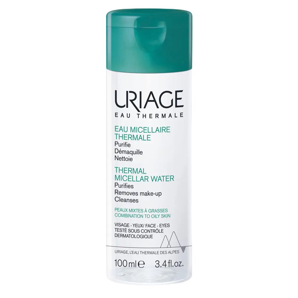 Uriage Thermal Micellar Water Мицеллярная очищающая для жирной и комбинированной кожи 100 мл 1 шт