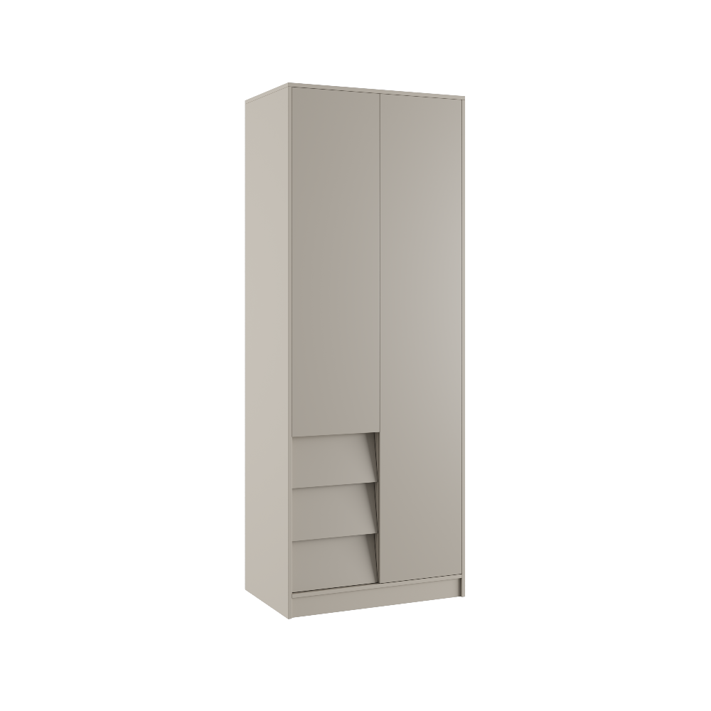 Шкаф 2-х створчатый Ева, 80см, кашемир