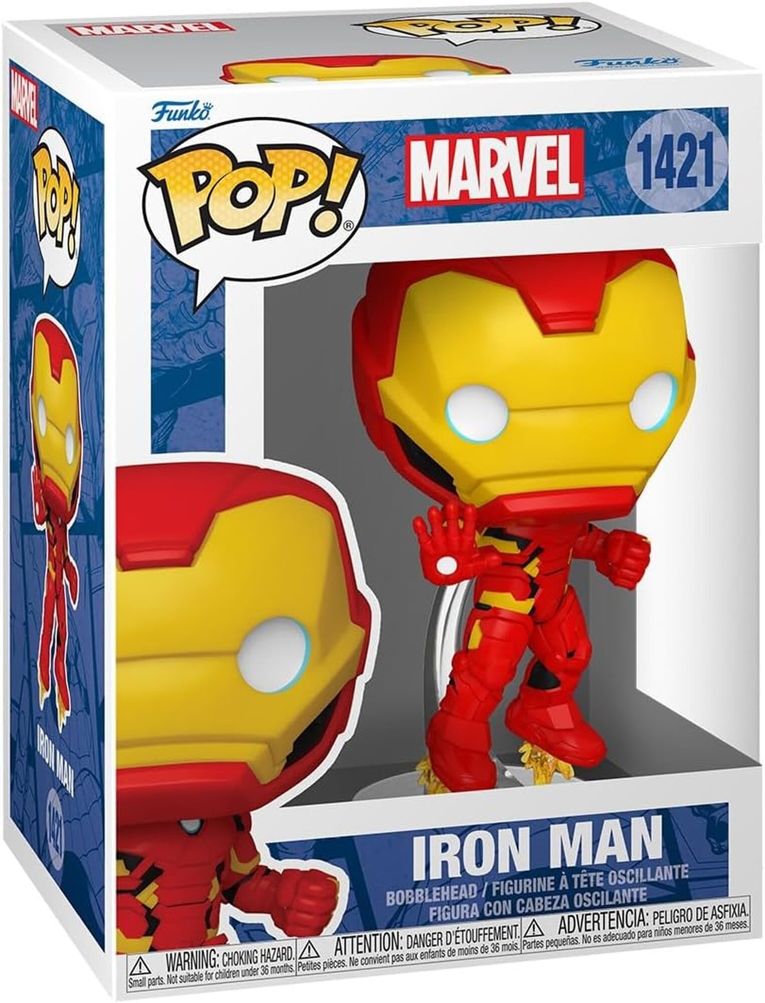 Фигурки Funko Pop - Коллекционная фигурка MARVEL Железный человек - Фанко 1421