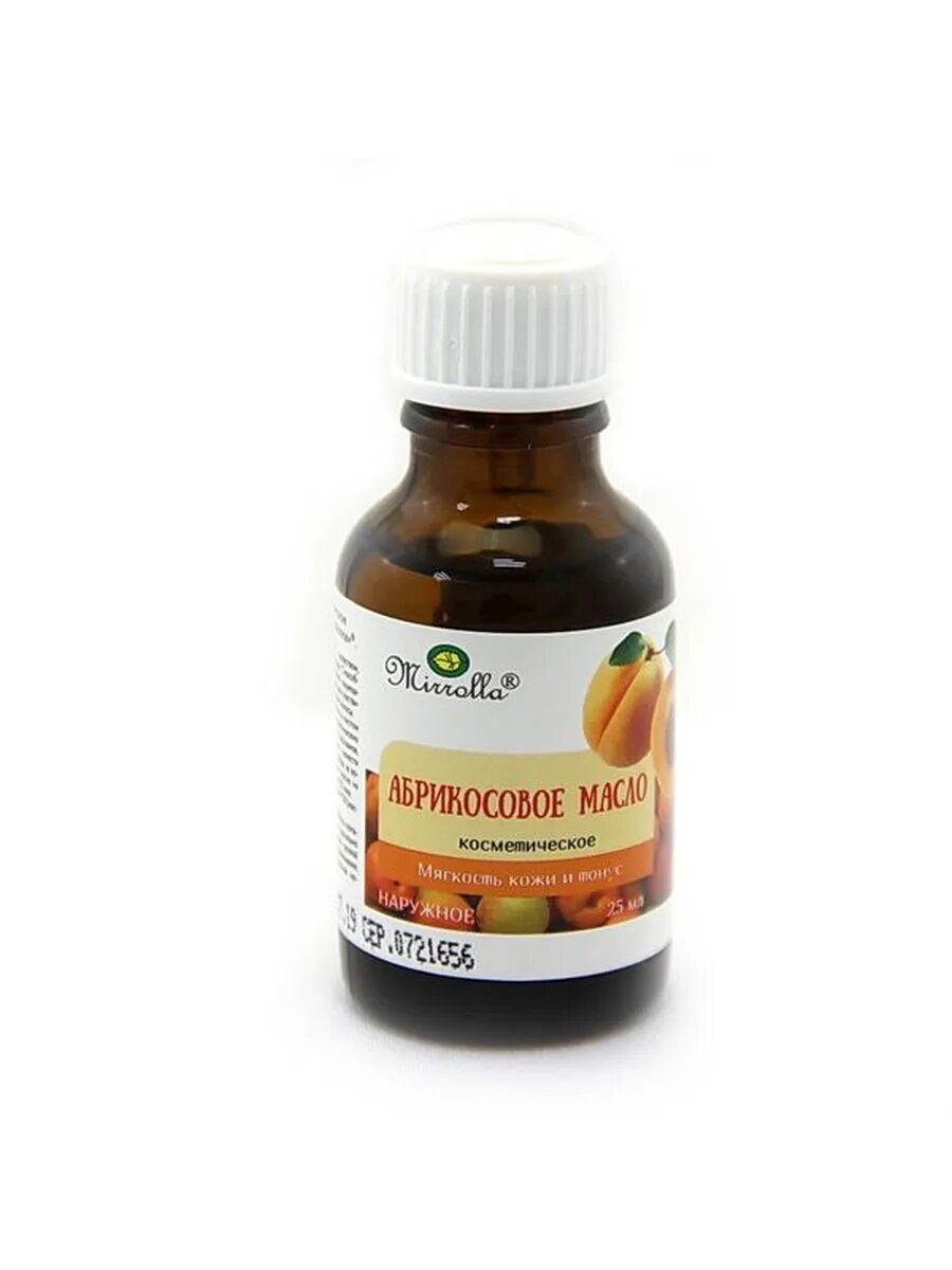Масло Абрикосовое, масло косметическое, 25 мл, 1шт, Миррол