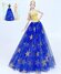 Платье для кукол Barbie, синее с золотыми звездами